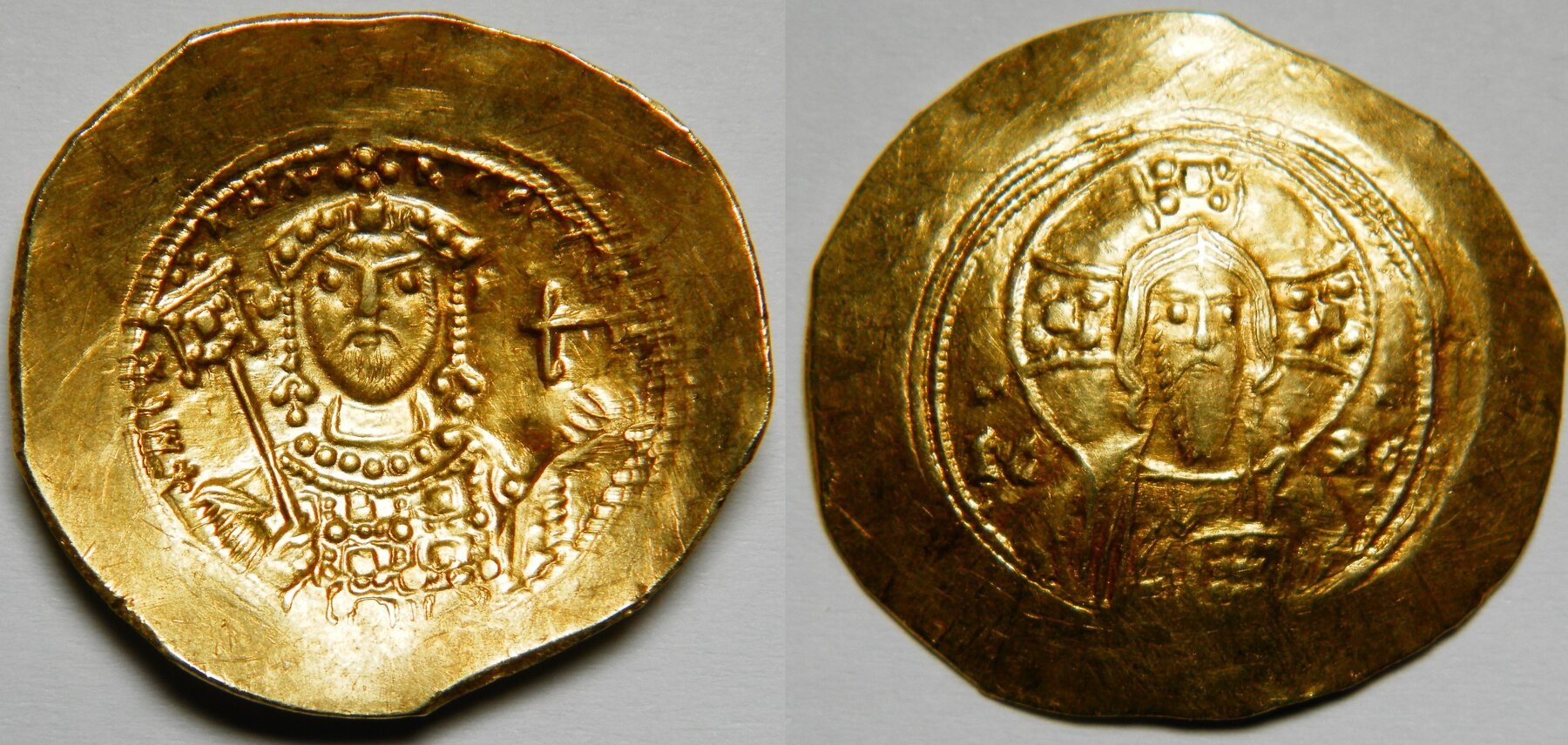 Byzantine Empire AV Histamenon Nomisma 1071-1078 Michael VII Ducas XF ...