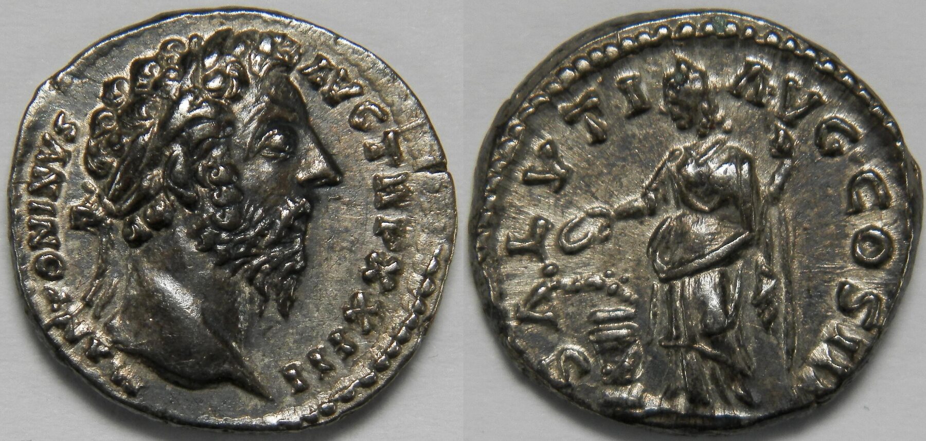 Roman Empire AR Denarius AD 169 Marcus Aurelius XF | MA-Shops