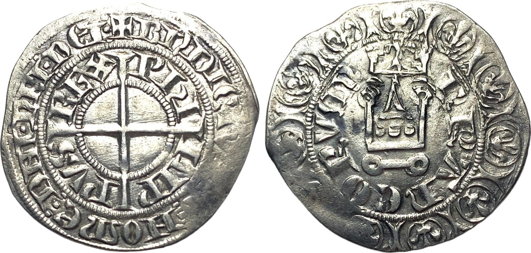 France 1337 AD. Philippe VI, Gros à la couronne, sans atelier ss | MA-Shops