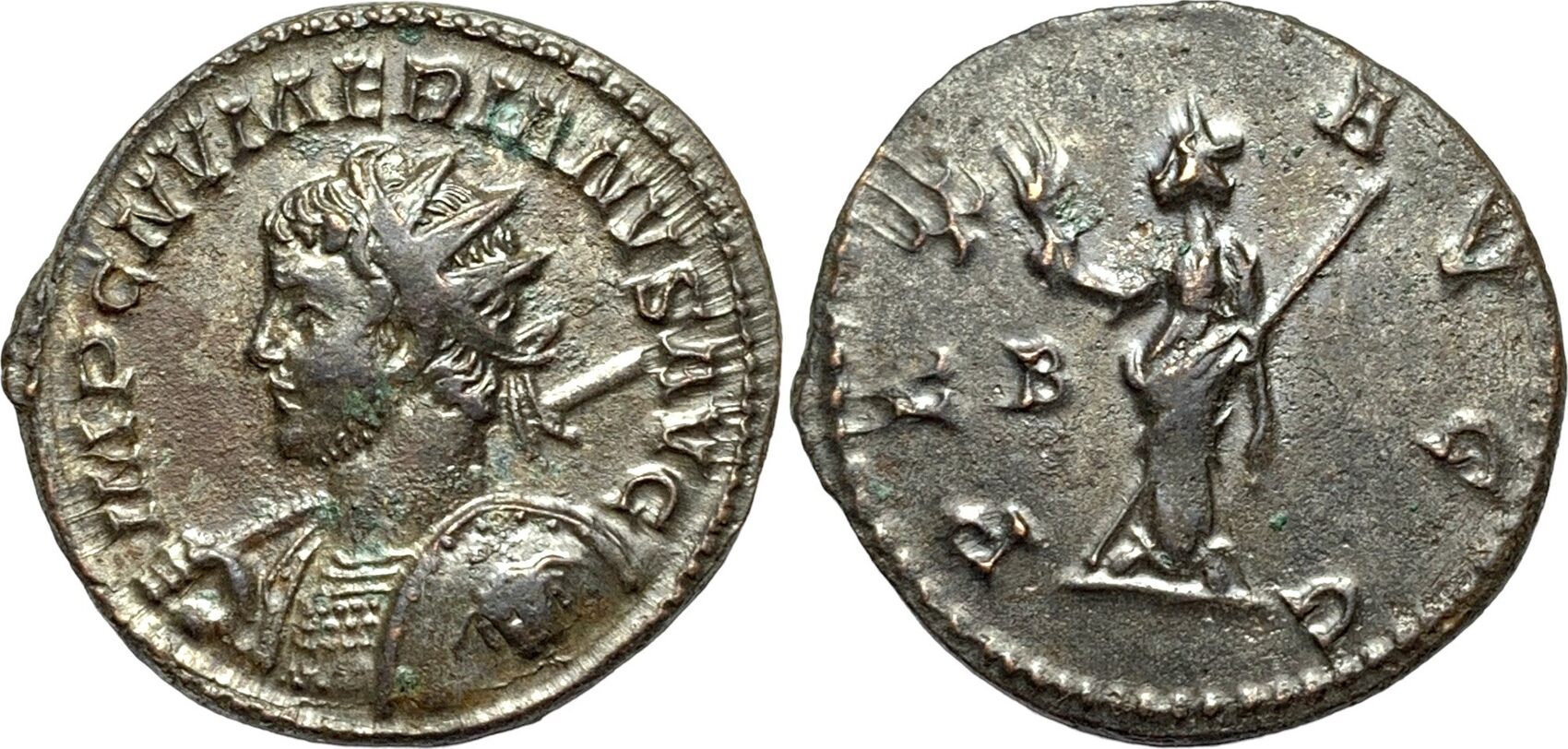 Rome 284 AD. Numerian, aurelianus, Lyon, Rare ! vz | MA-Shops