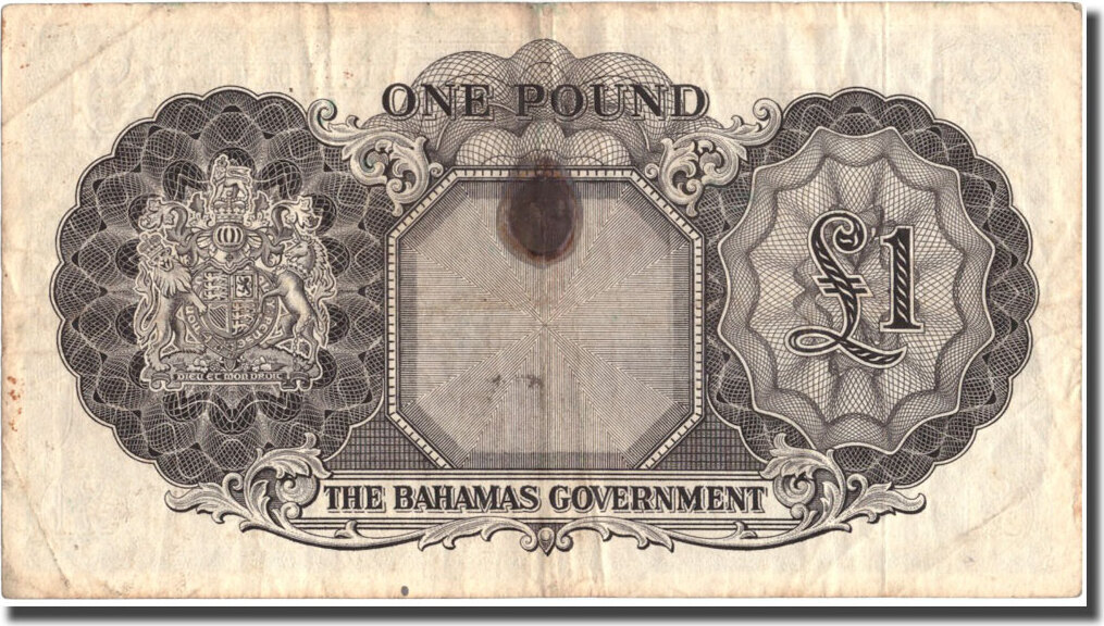 Bahamas 1 Pound (1953) S, PMG | MA-Shops