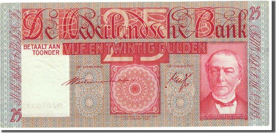Niederlande 25 Gulden 1941 Geldschein, VZ | MA-Shops