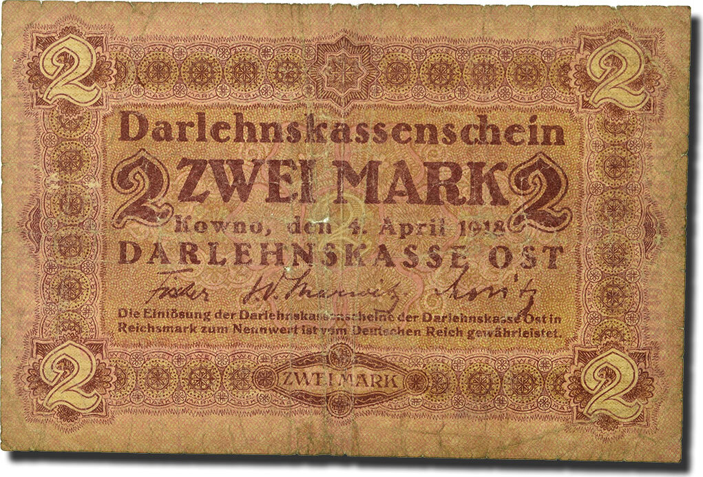 Deutschland 2 Mark 1918 Geldschein, 1918-04-04, KM:R129, SGE | MA-Shops