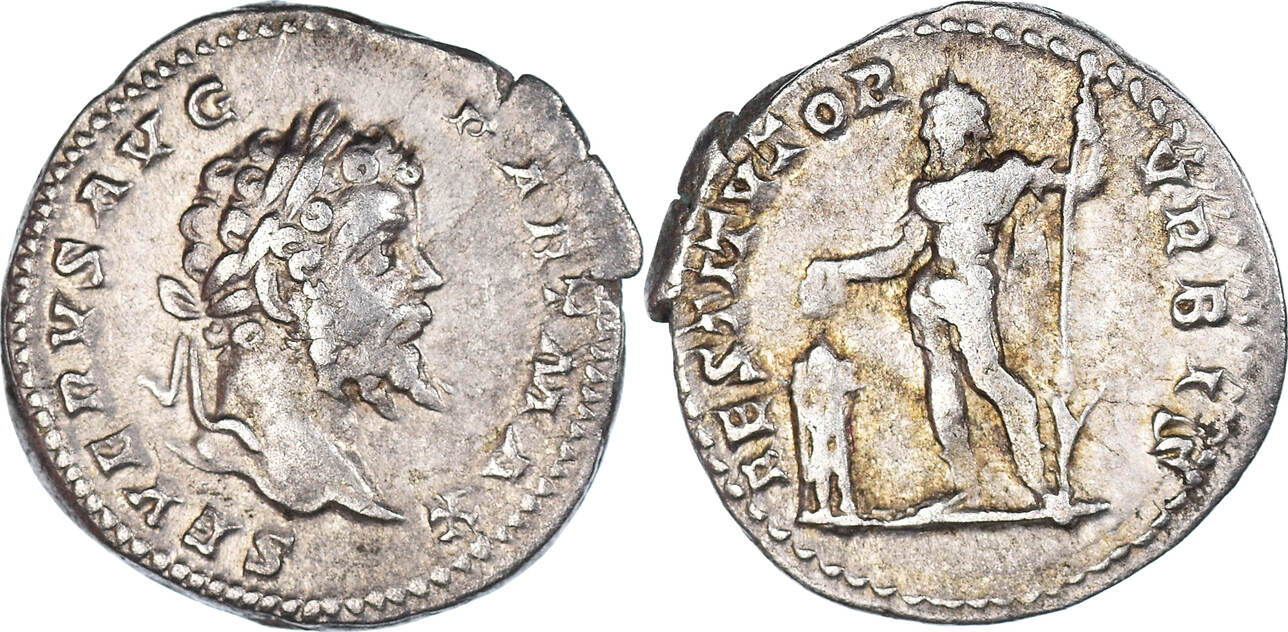 Denarius 200-201 Rome Münze, Septimius Severus, Rome, SS, Silber, RIC ...