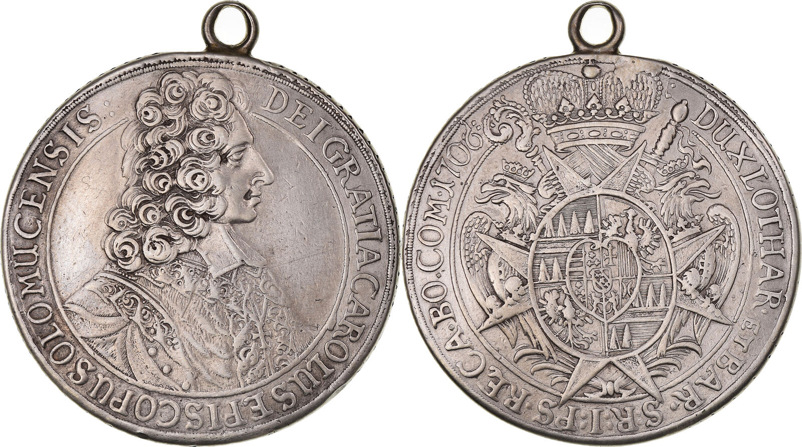 Österreich Thaler 1706 Olomouc Münze, Charles III Joseph, Olomouc, with ...