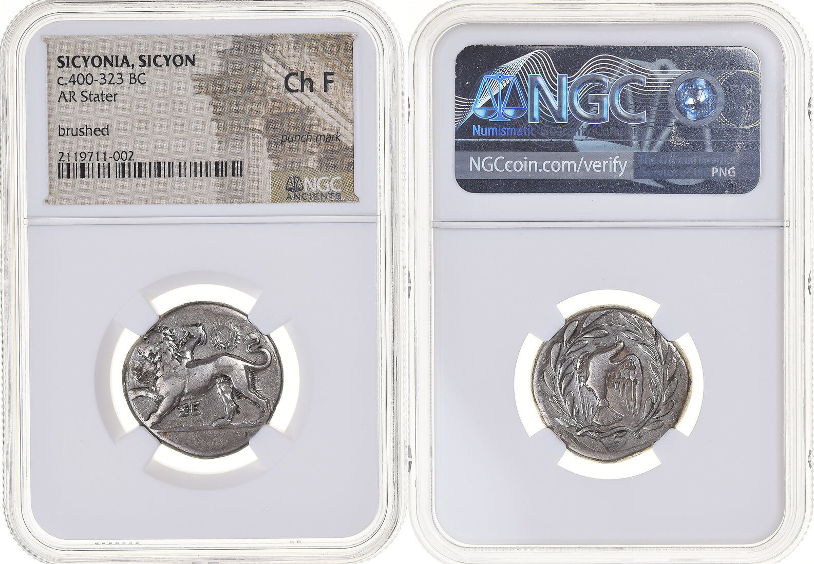 Stater ca. 400-323 v. Chr Sikyon Sikyonia, Sikyon, Silber, NGC, HGC:5 ...