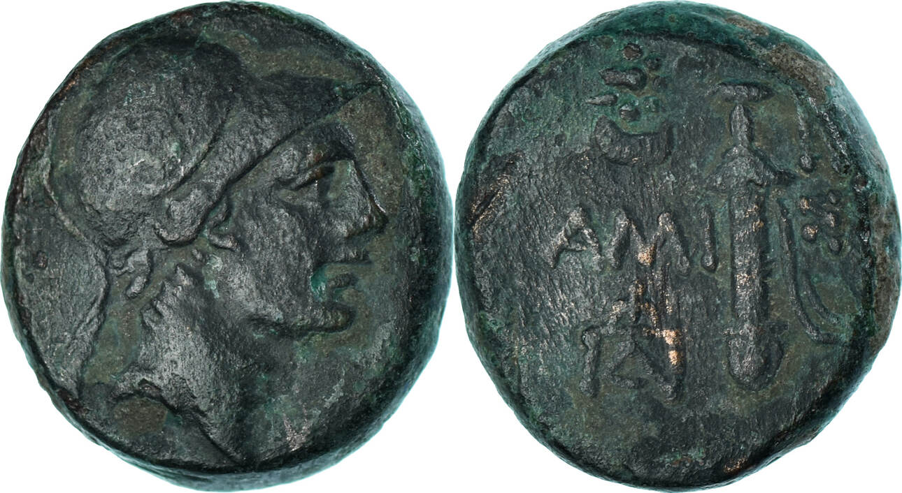 Æ 111-105 BC Amisos Münze, Pontos, Amisos, SS+, Bronze | MA-Shops