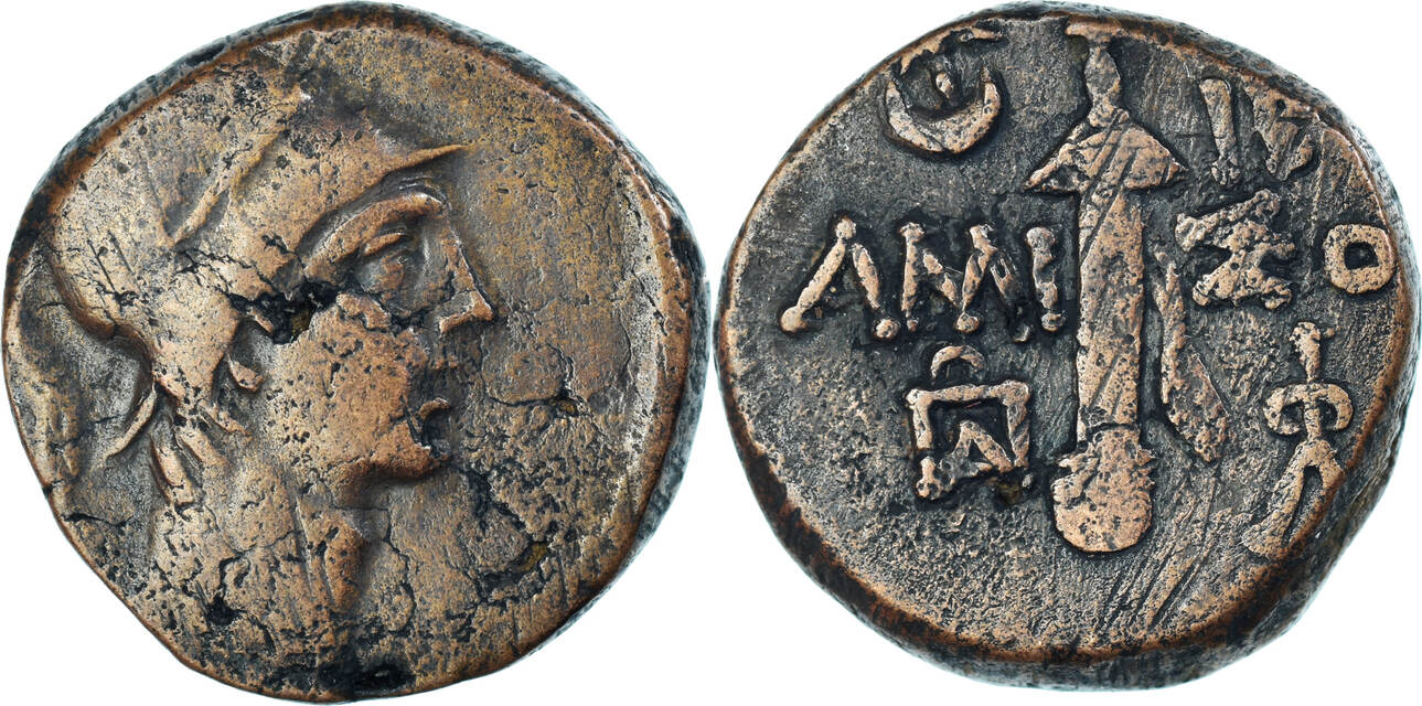 Æ ca. 100-85 BC Amisos Münze, Pontos, time of Mithradates VI, Amisos ...