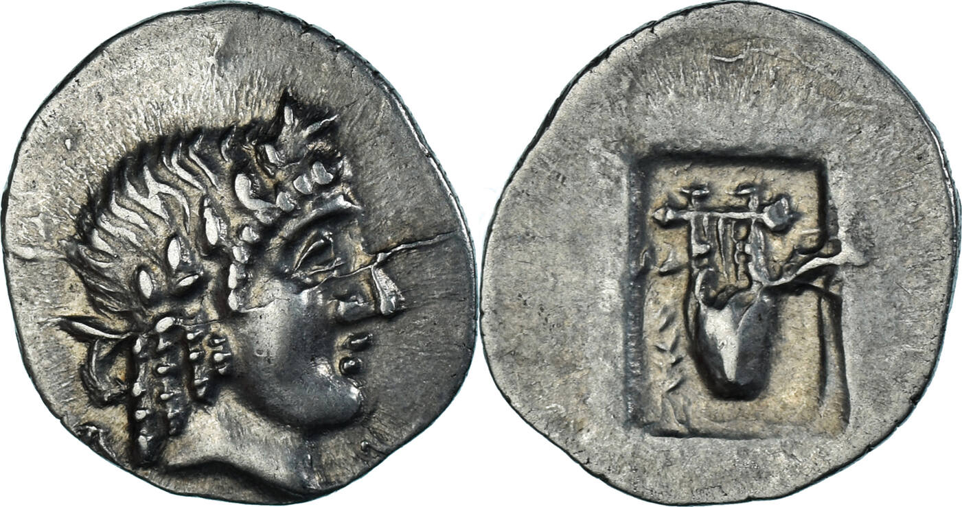 Hemidrachm 44-18 BC Masikytes Münze, Lycian League, Masikytes, VZ ...