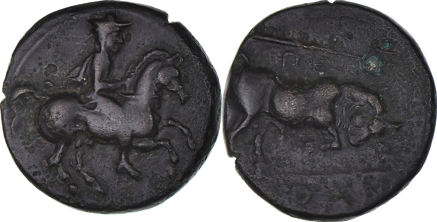 Æ ca. 350-300 BC Krannon Münze, Thessaly, Krannon, SS+, Bronze, HGC:4-391 | MA-Shops