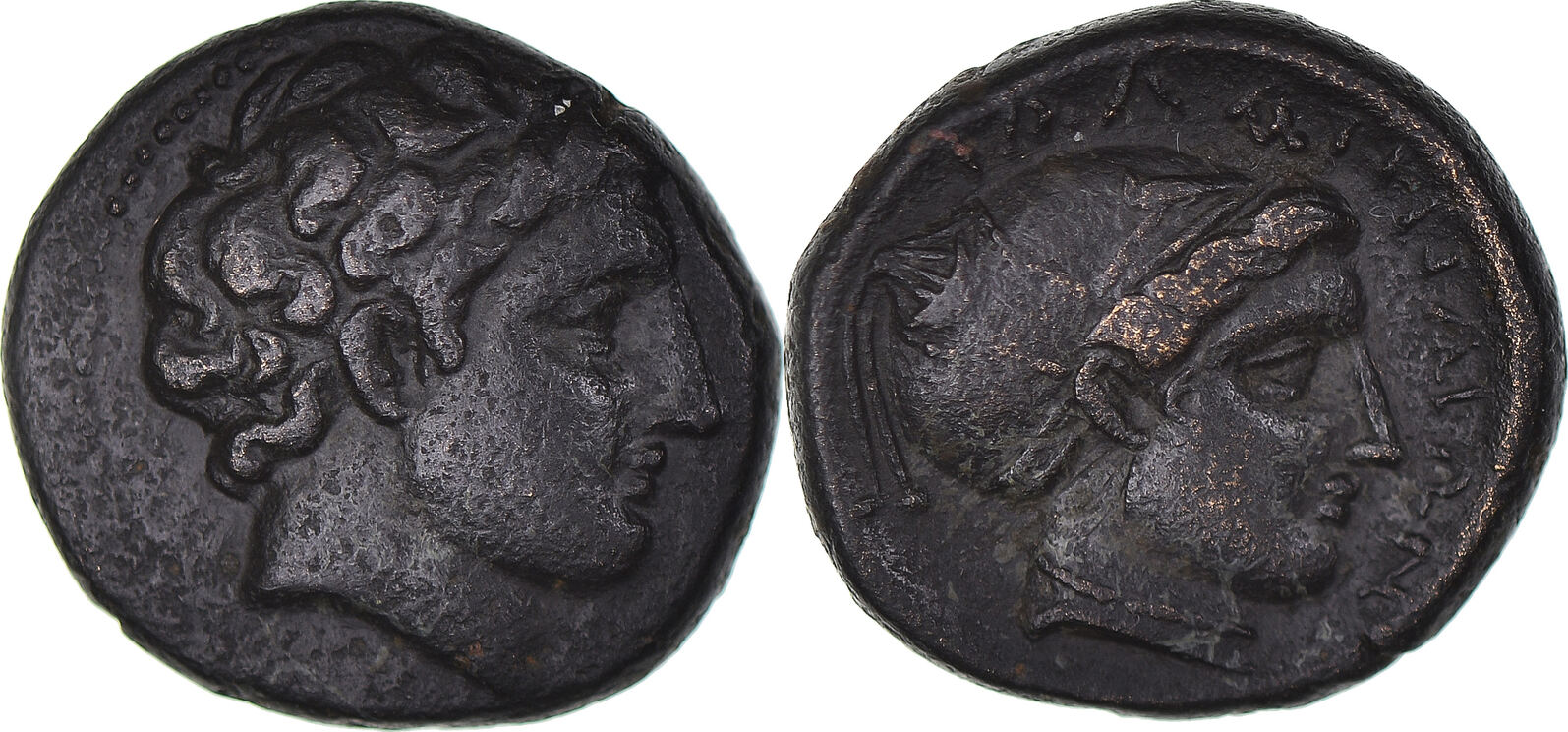 Æ 4th-3rd century BC Phalan Münze, Thessaly, Phalanna, SS+, Bronze, HGC ...