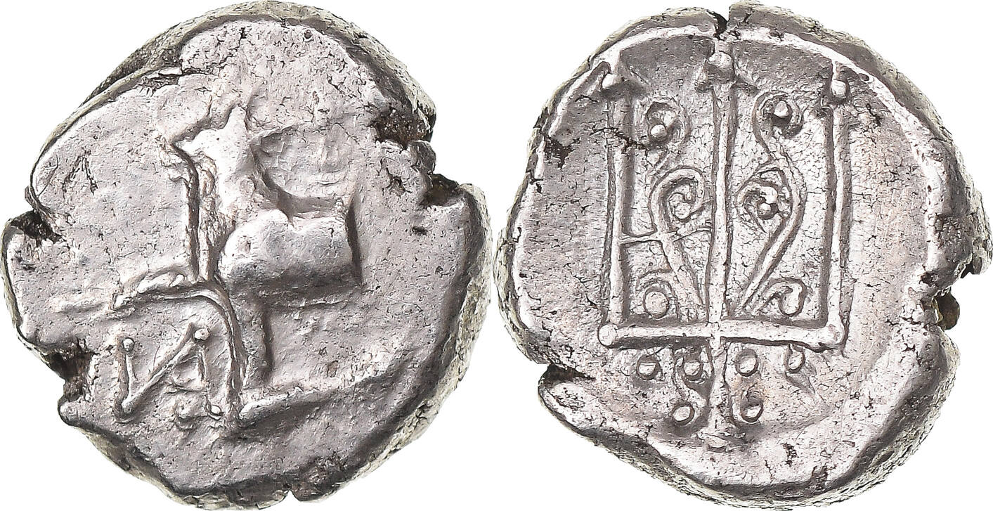 Hemidrachm ca. 387/6-340 BC Byzantiu Münze, Thrace, Byzantium, SS, Silber | MA-Shops