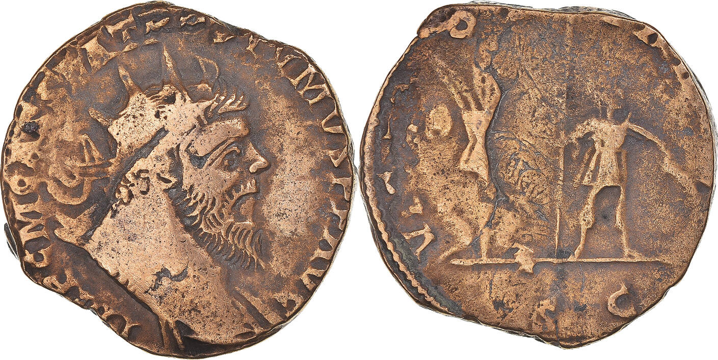 Double Sestertius 260-269 Lyon - Lugdunum Münze, Postumus, Lyon ...