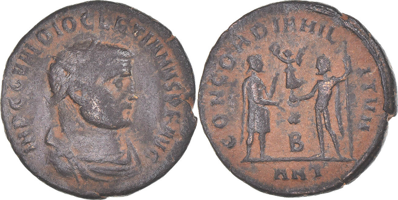 Antoninianus 284-305 Antioch Münze, Diocletian, Antioch, SS, Billon ...