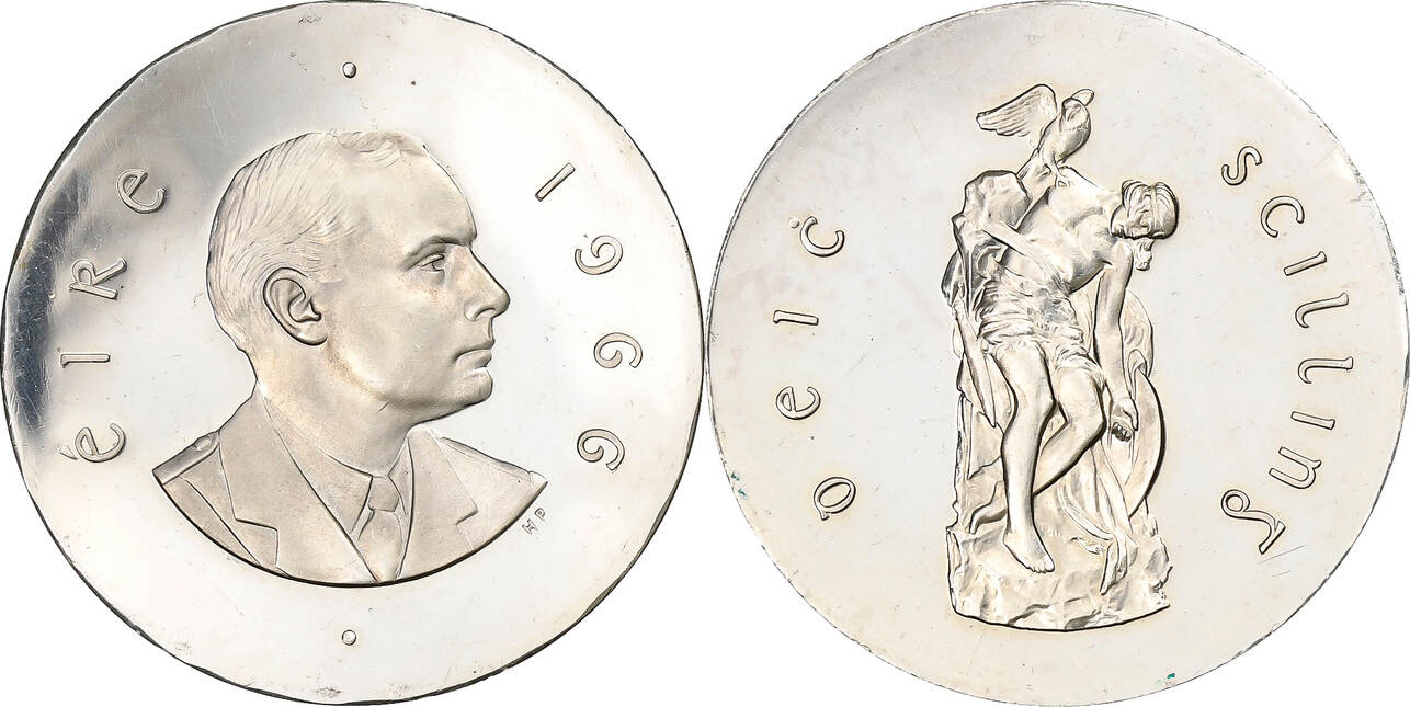 10 Shilling 1966 Münze, IRELAND REPUBLIC, VZ+, Silber, KM:18 | MA-Shops