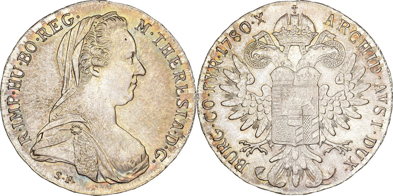 Österreich Thaler 1780 Vienna Maria Theresa, Vienna, Restrike, Silber ...