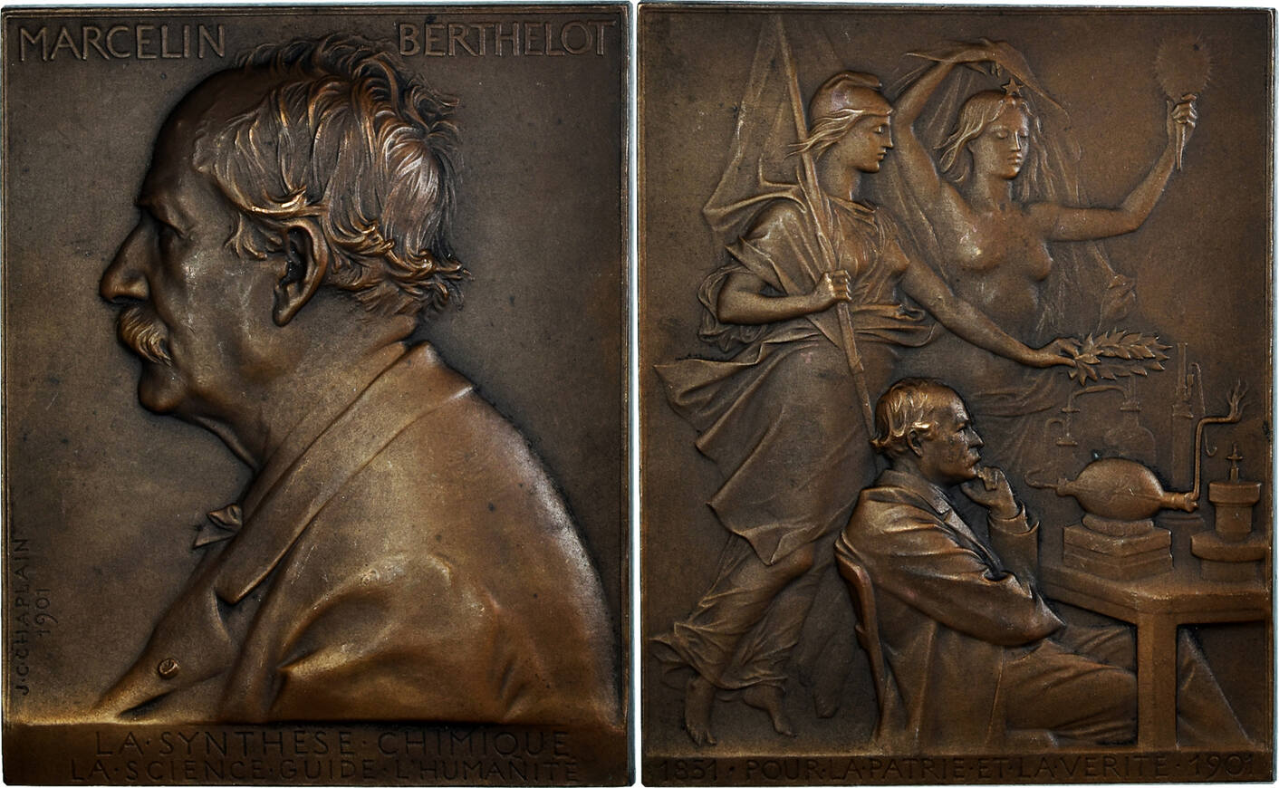 Frankreich Medaille 1901 Marcelin Berthelot, Sciences & Technologies ...