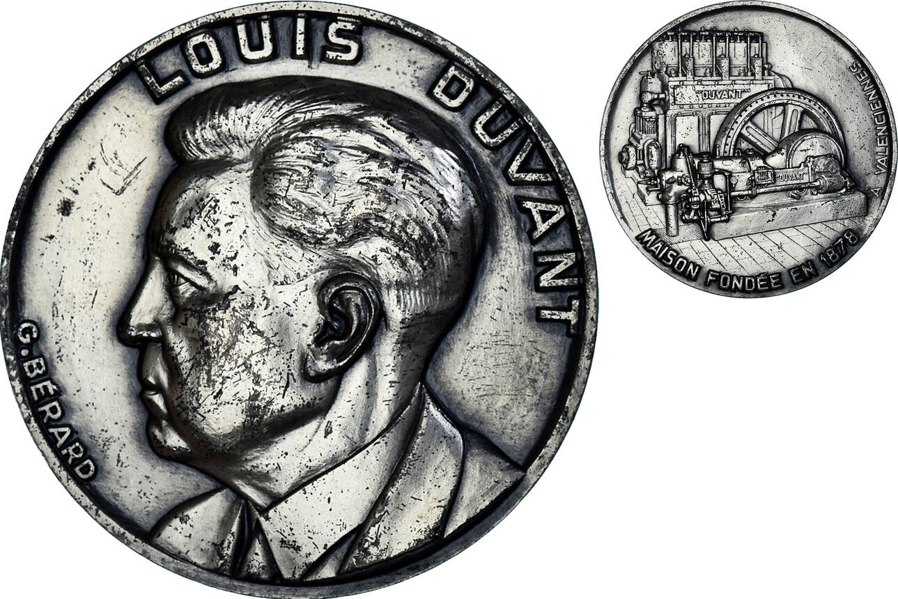 Frankreich Medaille Louis Duvant, Valenciennes, Business & industry ...