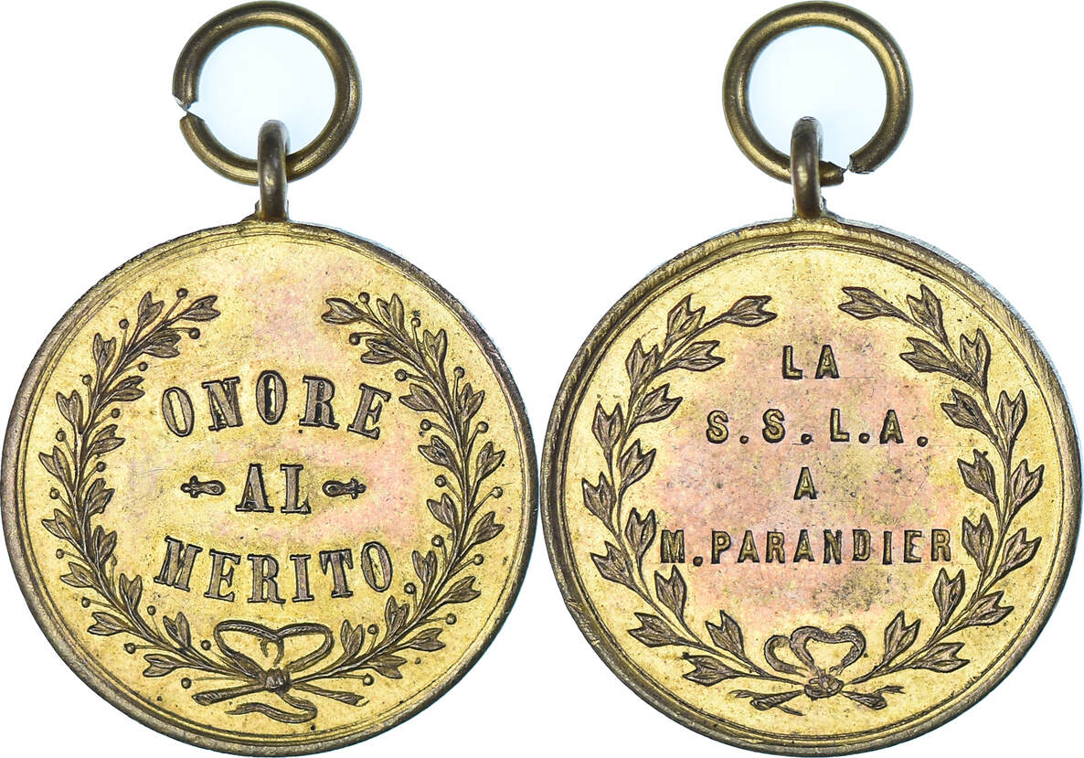 Italien Medaille Onore al Merito, SS+, Copper Gilt | MA-Shops