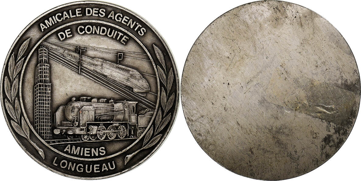 Frankreich Medaille Amicale des Agents de Conduite, Amiens-Longueau ...