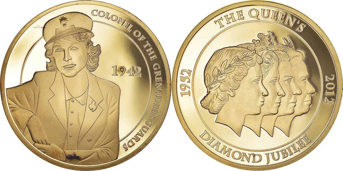 United Kingdom Medaille 2012 Colonel of the Grenadier Guards, Diamond ...