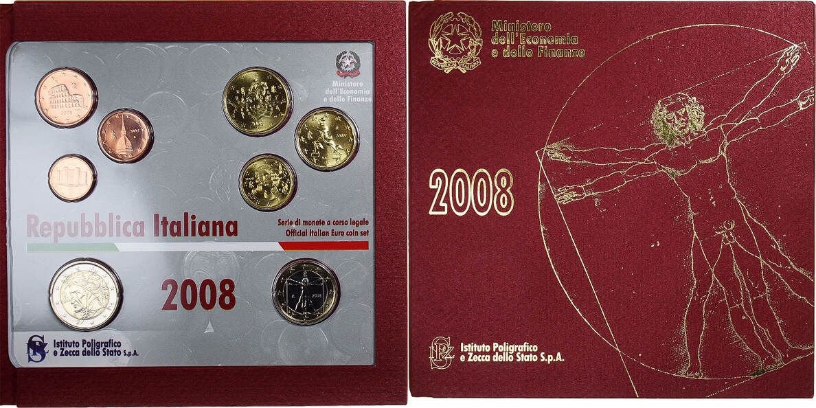 Italien Euro-Set 2008 STGL, (No Composition) | MA-Shops