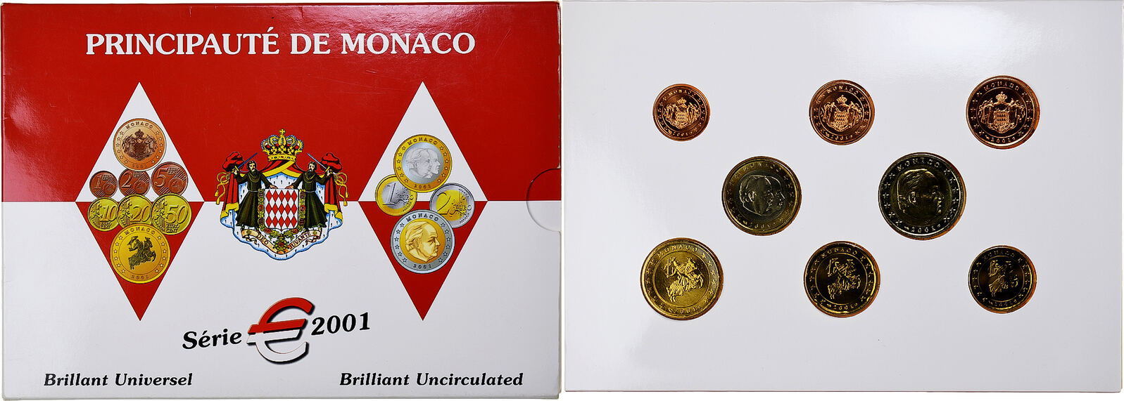 Monaco Set 2001 Paris Paris, STGL, Bi-Metallic | MA-Shops