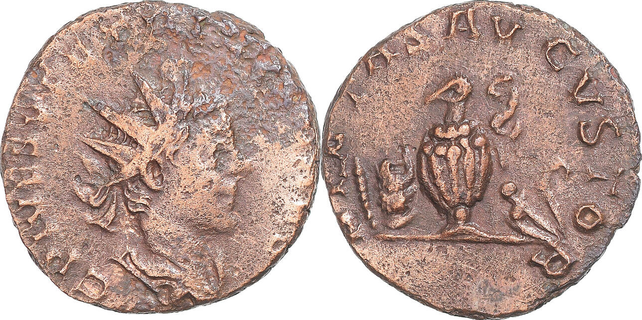 Antoninianus 273-274 n. Chr. Gaul Münze, Tetricus II, Gaul, S+, Billon ...