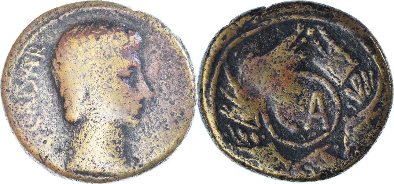Æ 27 BC-AD 14 Eastern mint Münze, Augustus, Eastern mint, S, Bronze ...