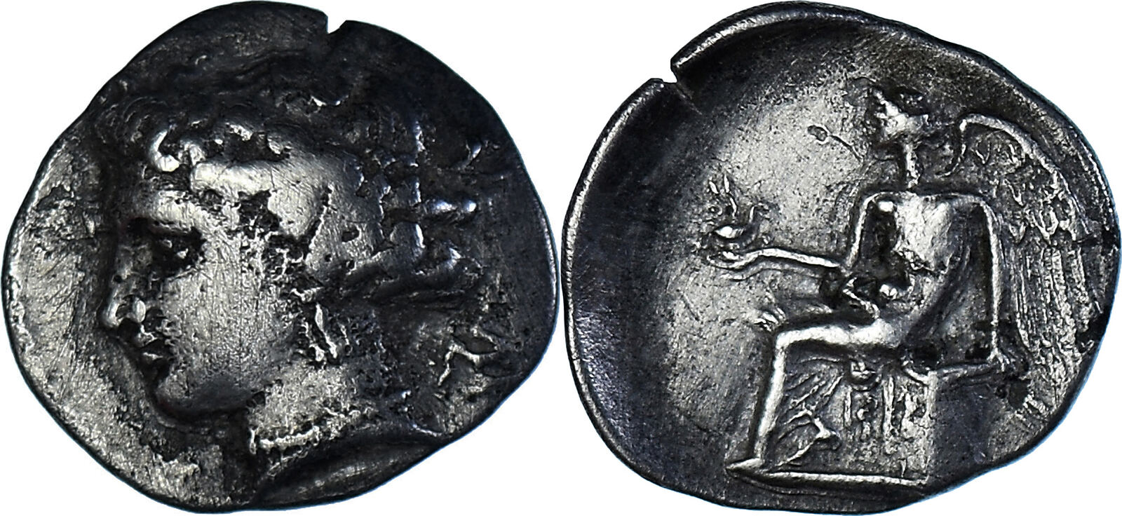 Drachm ca. 299-289 BC Terina Münze, Bruttium, Terina, S+, Silber, HN ...