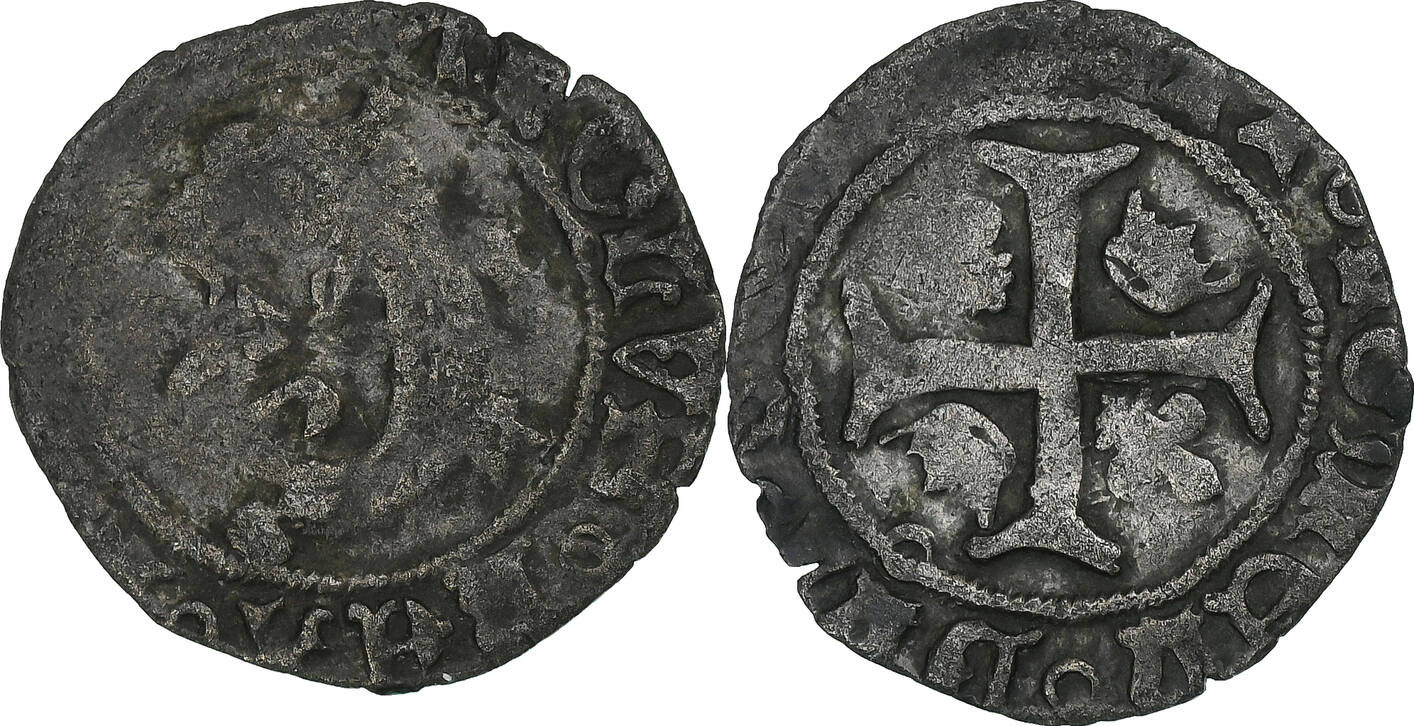 Frankreich Liard au dauphin 1488-1498 Limoges Charles VIII, Limoges ...