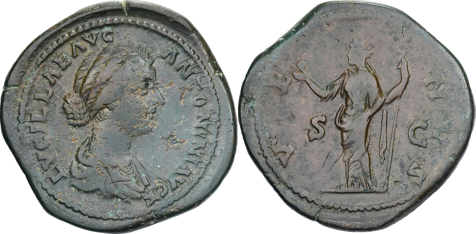 Sesterz 164-169 Rome Lucilla, Rome, Bronze, SS, RIC:1763 | MA-Shops
