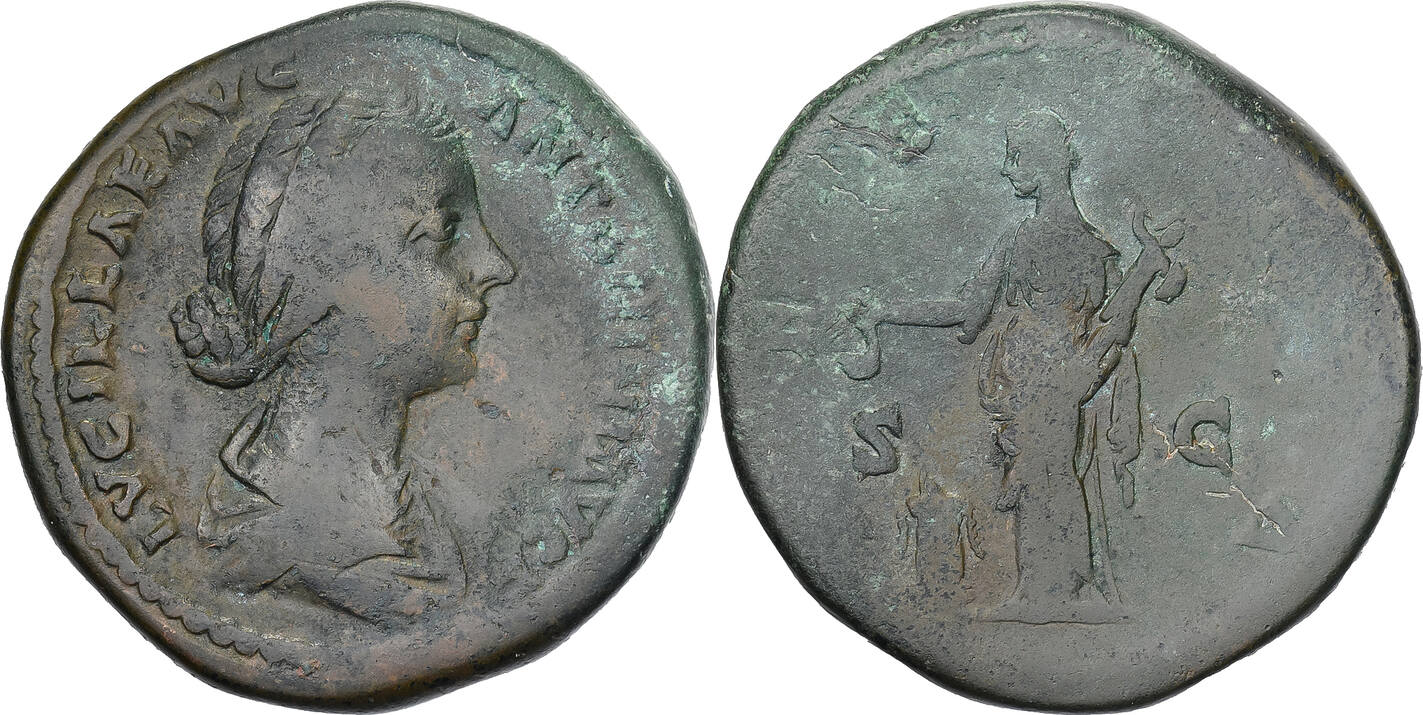 Sesterz 164-169 Rome Lucilla, Rome, Bronze, S+, RIC:1779 | MA-Shops