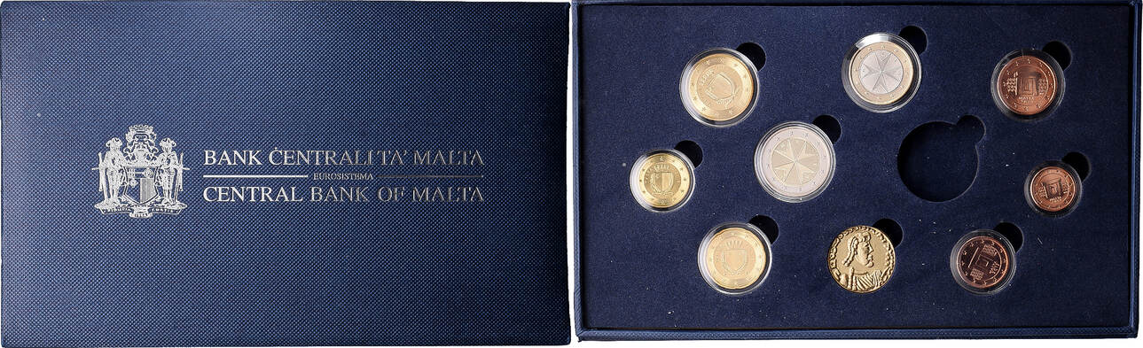 Malta Set 1 ct. - 2 Euro + Token 2013 BU, STGL | MA-Shops