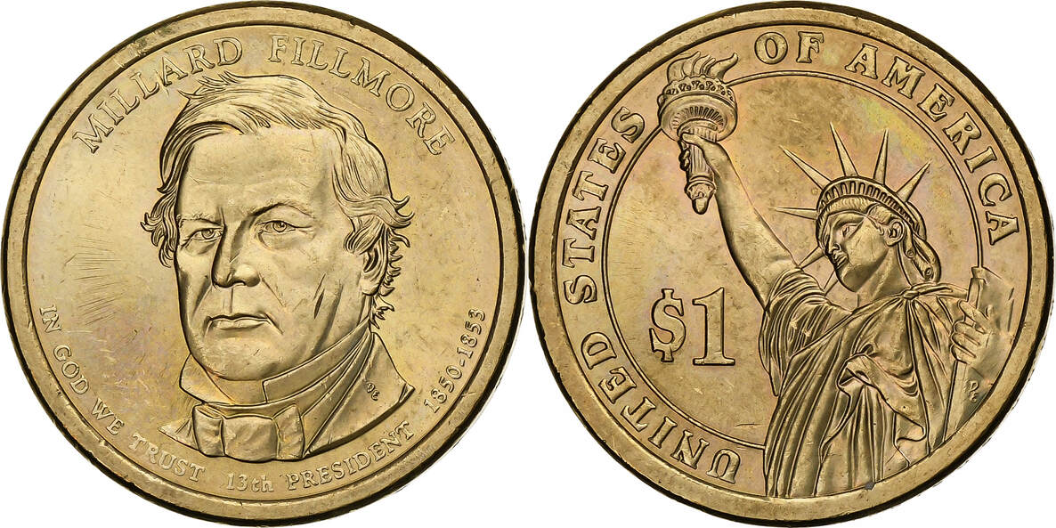 Vereinigte Staaten Dollar 2010 D U.S. Mint, Copper-Zinc-Manganese-Nickel Clad UNZ | MA-Shops