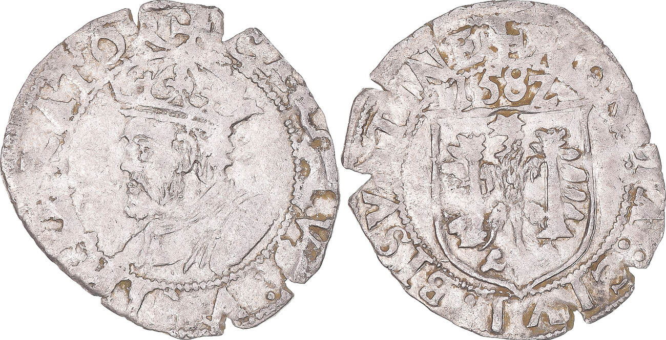 FRENCH STATES Carolus 1582 Besançon Münze, Franche-Comté, Besançon, SS ...