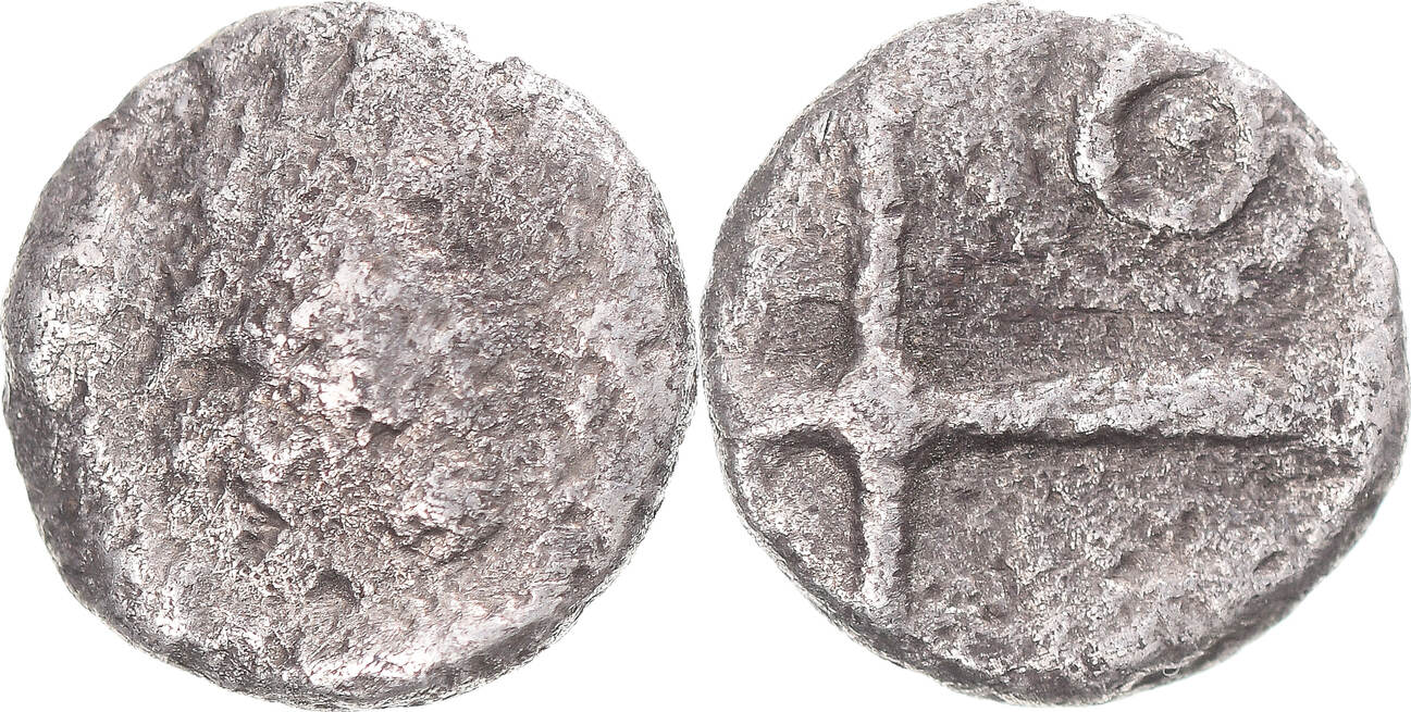 Drachm ca. 80-50 BC Münze, Volcae Tectosages, Fourrée, SGE+, Silber ...
