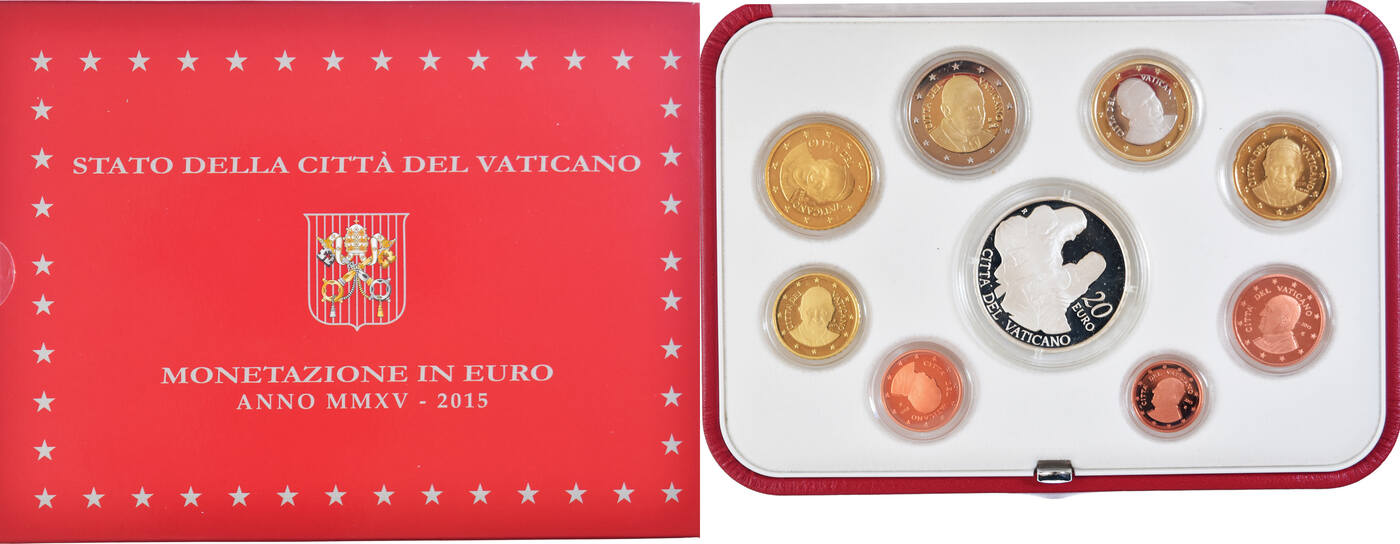 Vatikan 1 cent to 20 euro 2015 - Anno MMXV Rome Pape François, Rome ... Vatikan 1 cent to 20 euro 2015 - Anno MMXV Rome Pape François, Rome ...