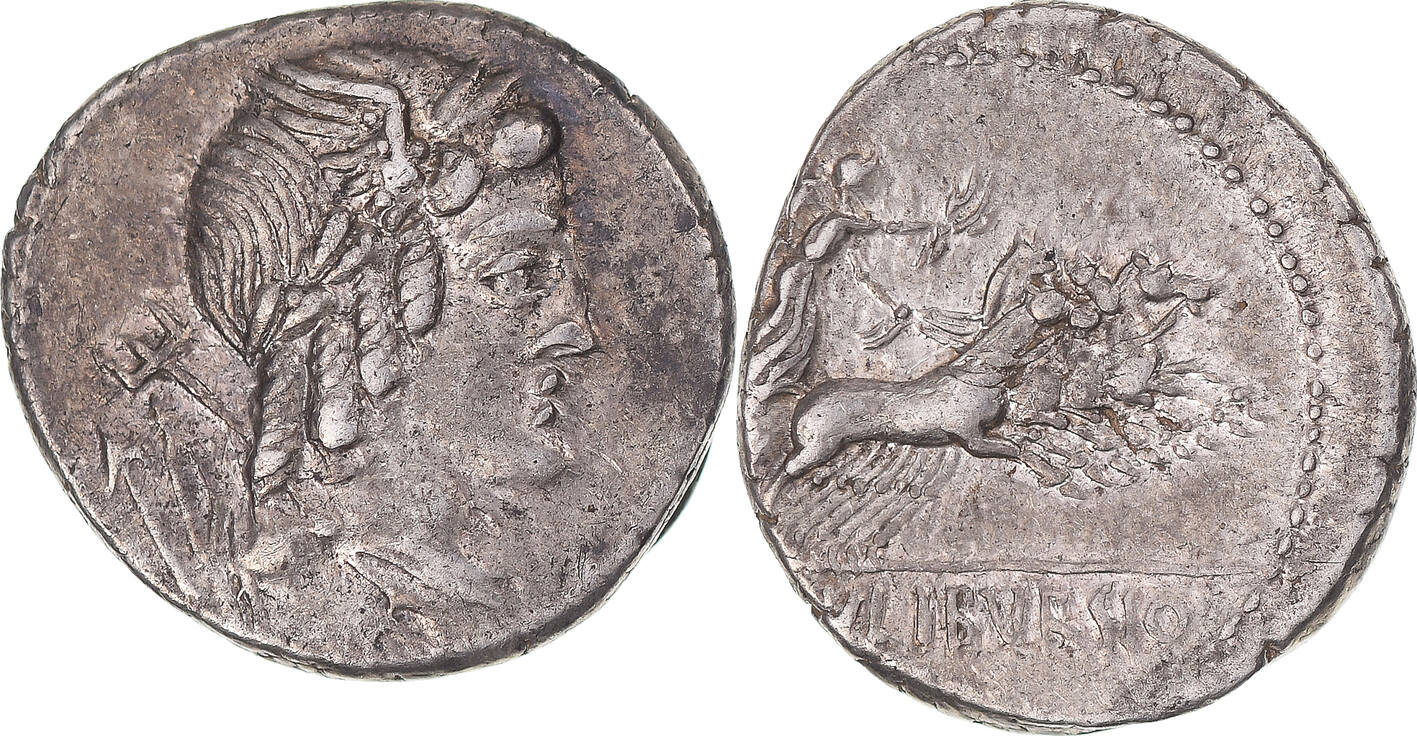 Denarius 85 BC Rome Münze, Servilia, Rome, SS, Silber, Sear:268 ...