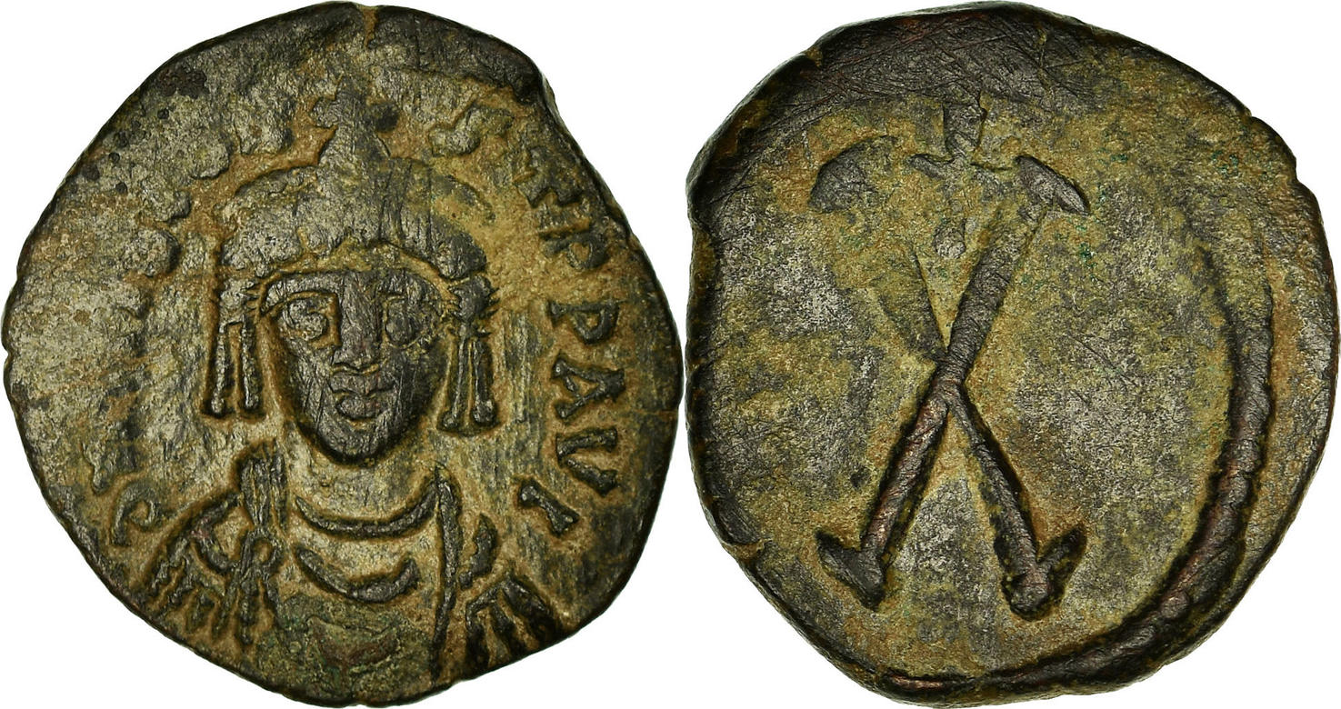 Decanummium 578-582 Constantinople Münze, Tiberius II Constantine ...