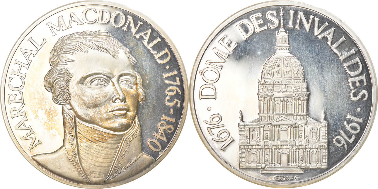 Frankreich Medaille 1976 Napoléon Ier, Maréchal Macdonald, History ...