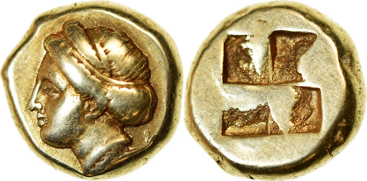 Hekte 478-387 BC Münze, Ionia, Phokaia, SS, Electrum, SNG-vonAulock ...