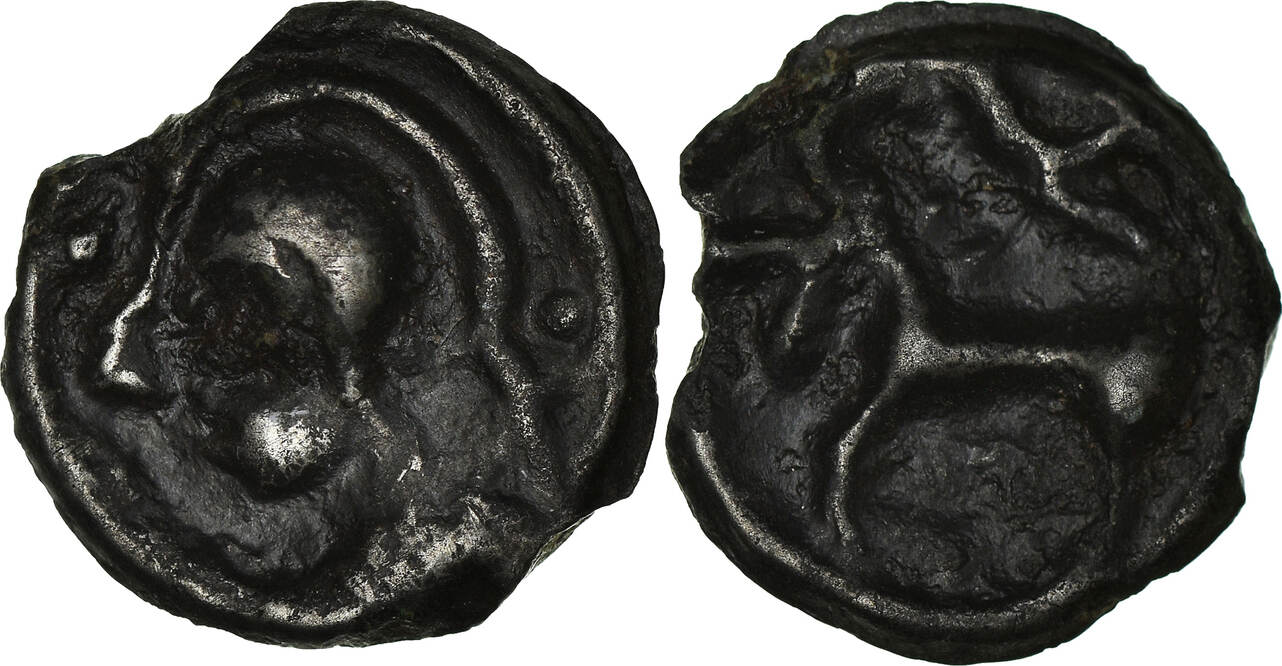 Potin Münze, Senones, SS+, Delestrée:150 | MA-Shops