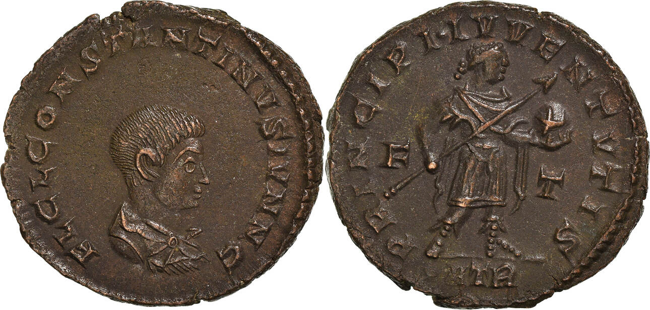 Nummus 317 Trier Münze, Constantine II, Trier, VZ, Kupfer, RIC:174 | MA ...