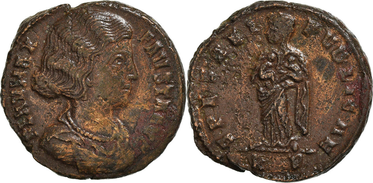 Follis 326 Rome Münze, Fausta, Rome, SS, Bronze, RIC:292 | MA-Shops