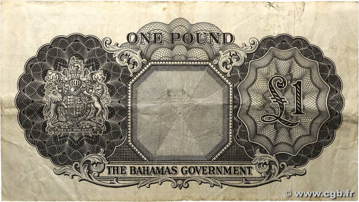 BAHAMAS 1 Pound 1953 SS | MA-Shops