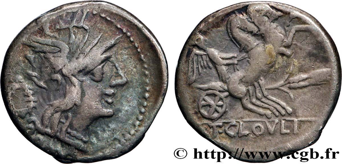 THE REPUBLIC (280 BC to 27 BC) Denier 128 v. Chr. CLOULIA Rome 128 AC ...