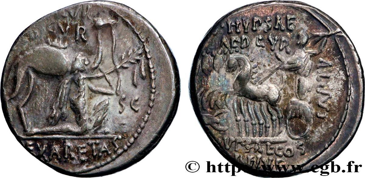 THE REPUBLIC (280 BC to 27 BC) Denier 58 v. Chr. AEMILIA Rome 58 AC ...