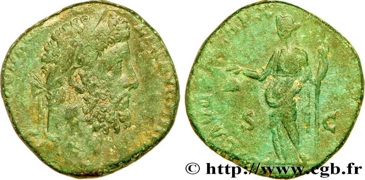 THE ANTONINES (96 AD to 192 AD) Sesterce COMMODUS Rome 190 (26,5mm, 18 ...