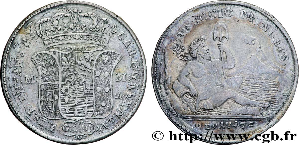 120 Grana ITALY - KINGDOM OF NAPLES - CHARLES III Naples 1747 (39,57mm ...